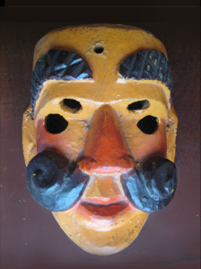 Yellow Guatemalan mask – Masks of the World
