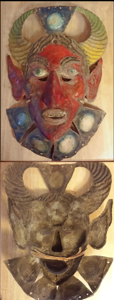 Mexican mask made of copper – Masks of the World
