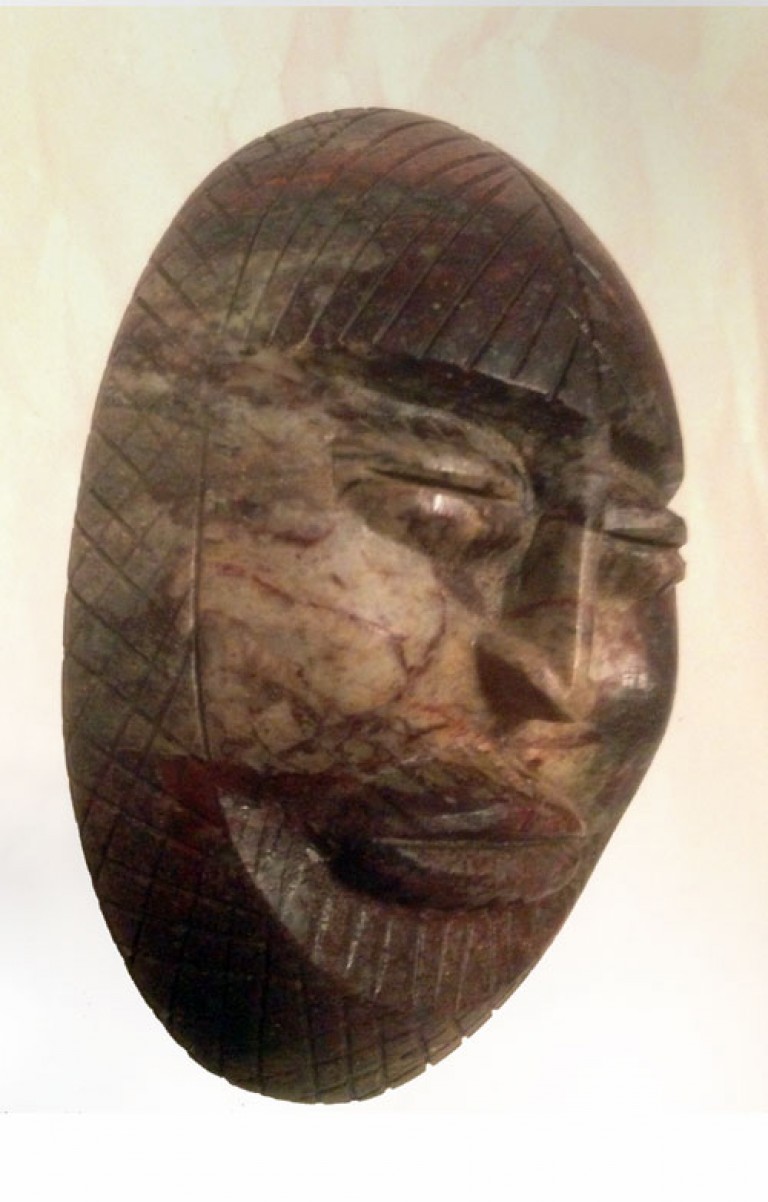 Inuit small stone mask – Masks of the World