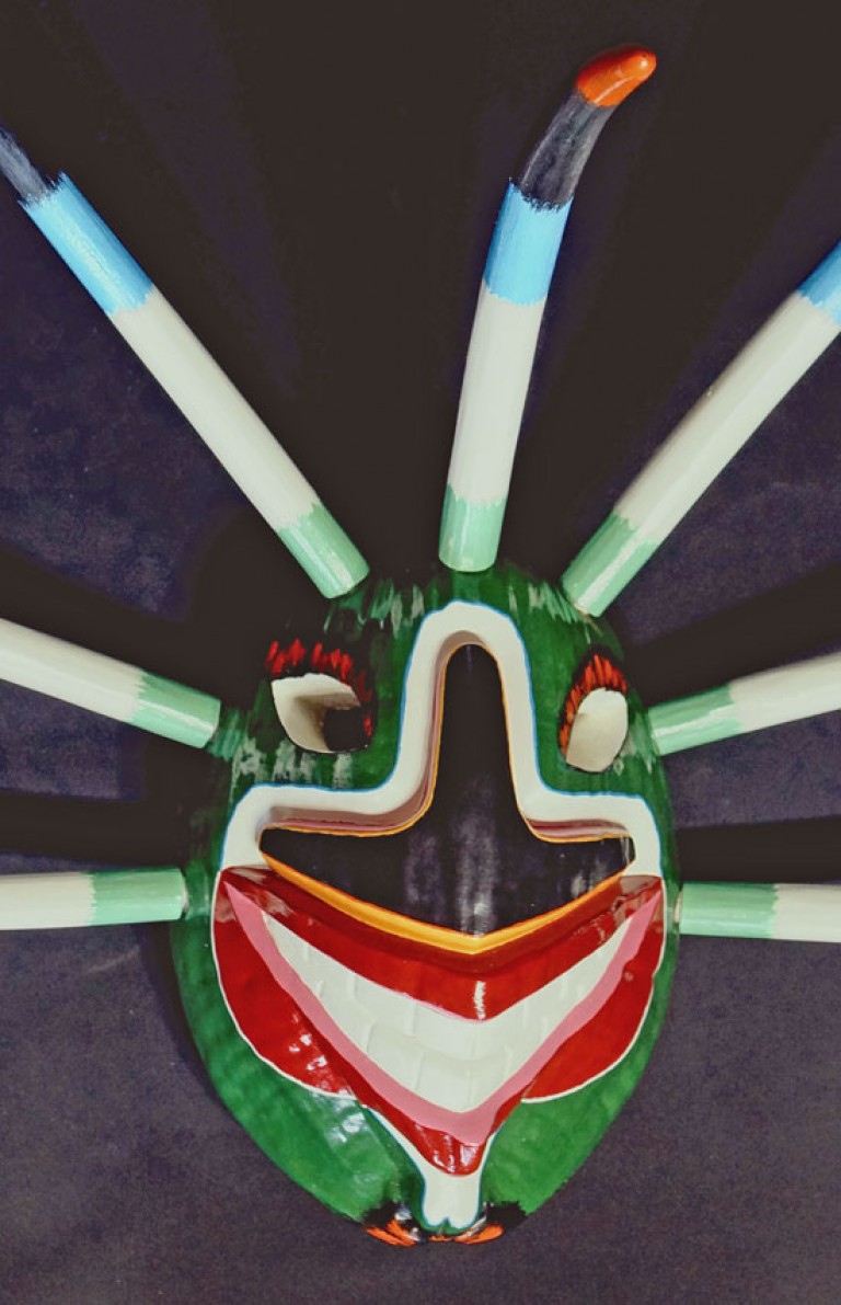 Coconut mask from Puerto Rico – Masks of the World