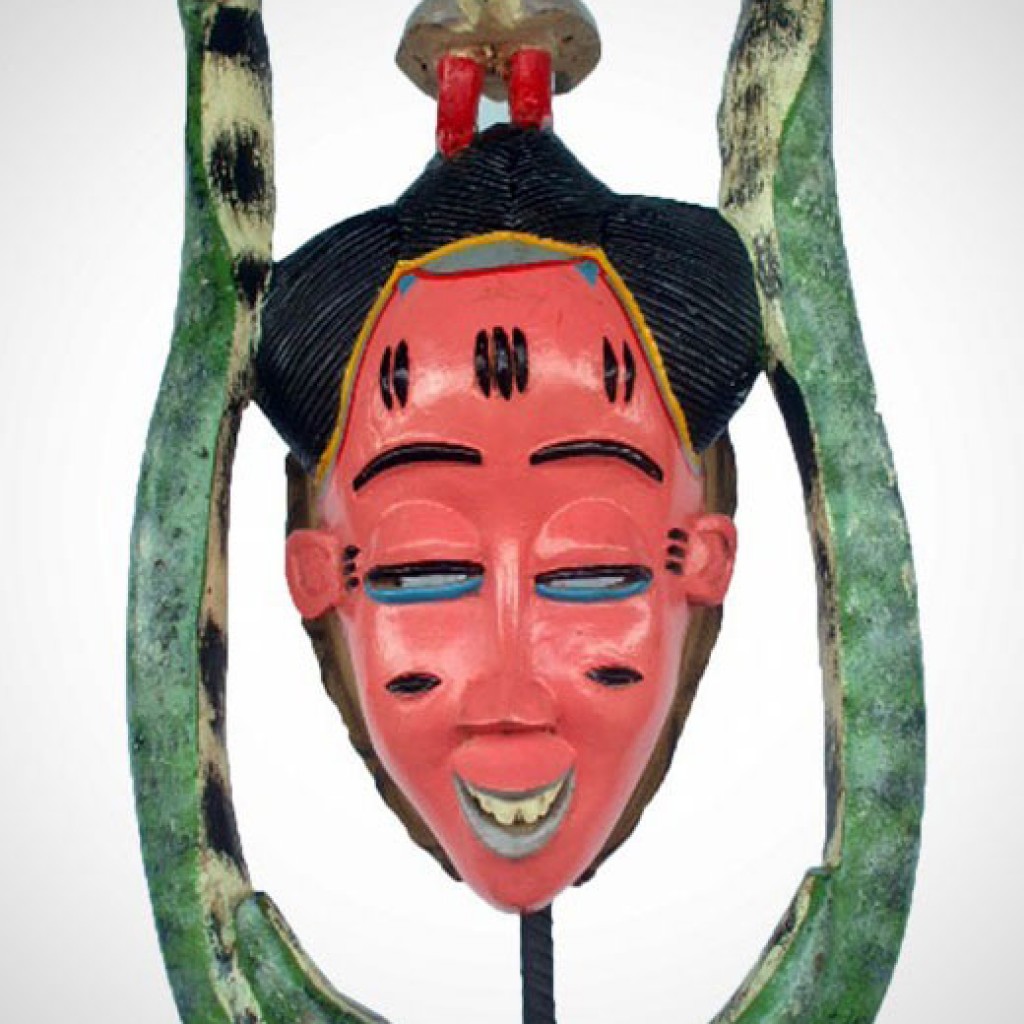 Colorful Zaouli mask – Masks of the World