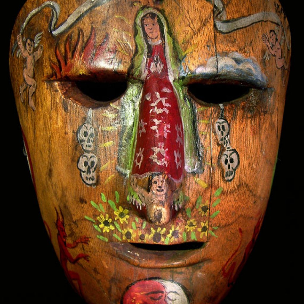 Highly decorated Mexican mask – Masks of the World