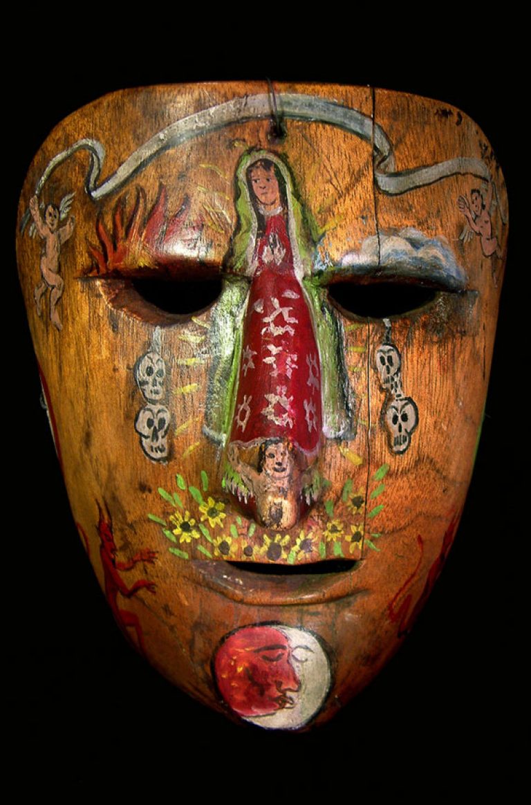 Highly decorated Mexican mask – Masks of the World