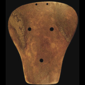 Mississippian bone gorget – Masks of the World