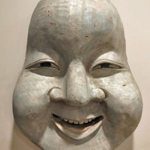 Large Japanese wall-hanging – Masks of the World