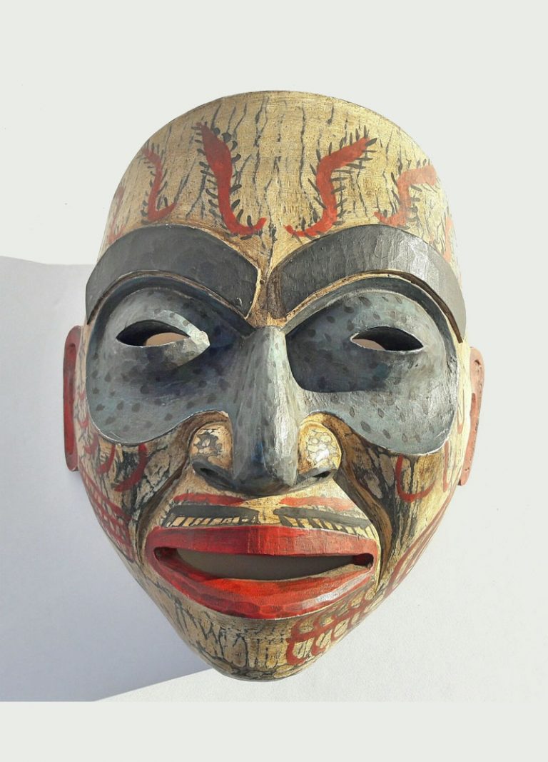 Tsimshian cedar mask from NWC – Masks of the World