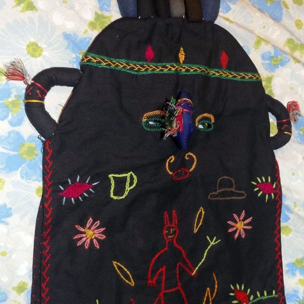 Indian cloth mask from Ecuador – Masks of the World