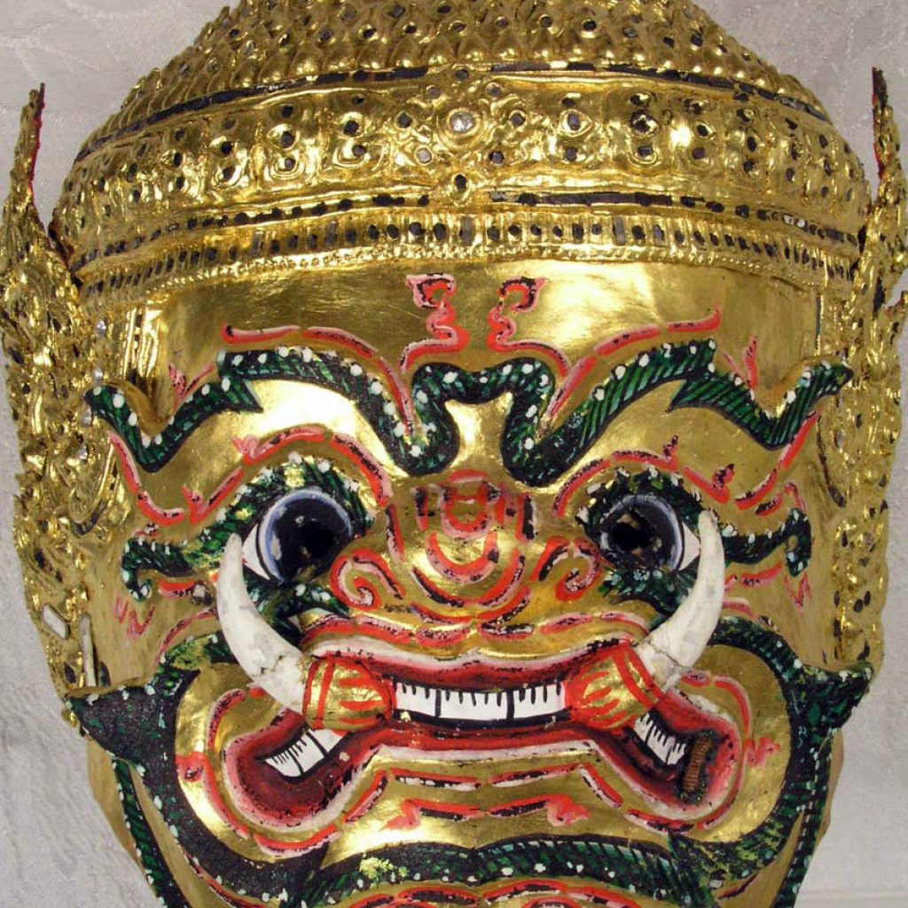 Beautiful Khon mask from Thailand – Masks of the World