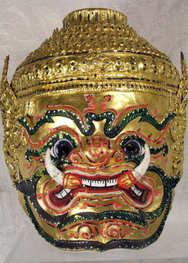 Beautiful Khon mask from Thailand – Masks of the World