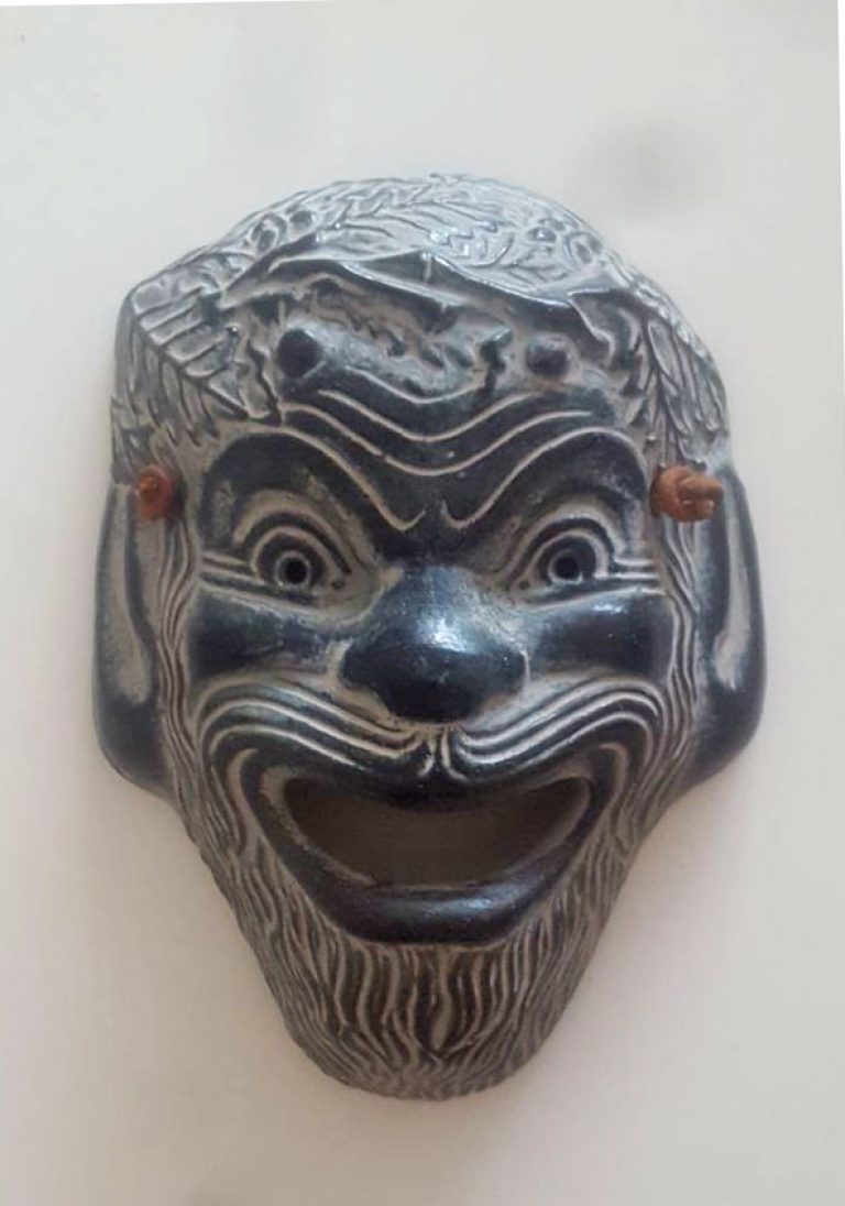 Small copy of ancient Japanese mask – Masks of the World