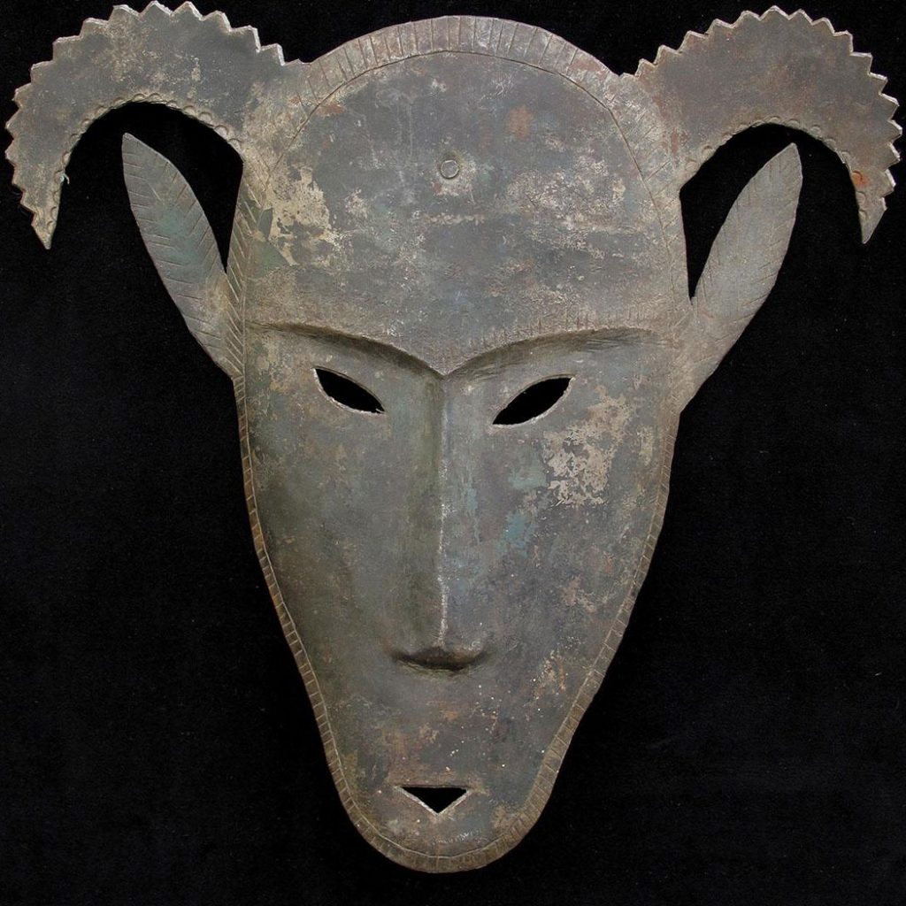 Haitian masks of wood, metal – Masks of the World