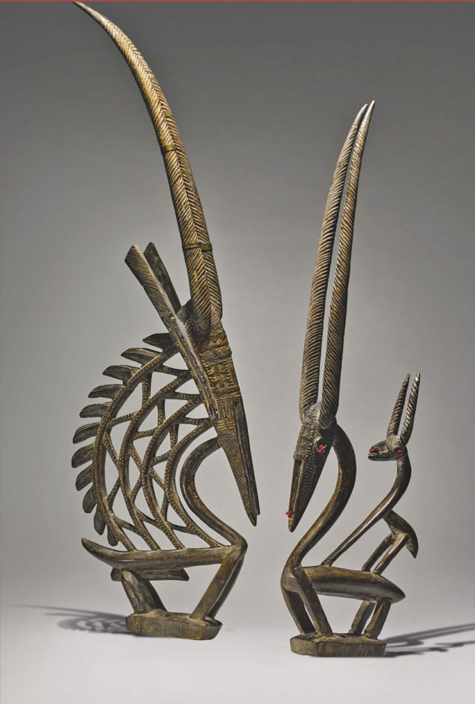 Pair of Chi Waras from Mali – Masks of the World