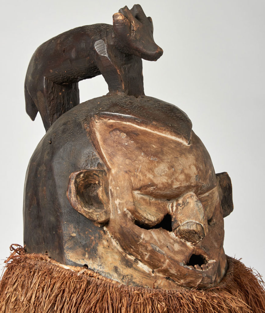 Suku helmet mask from Africa – Masks of the World