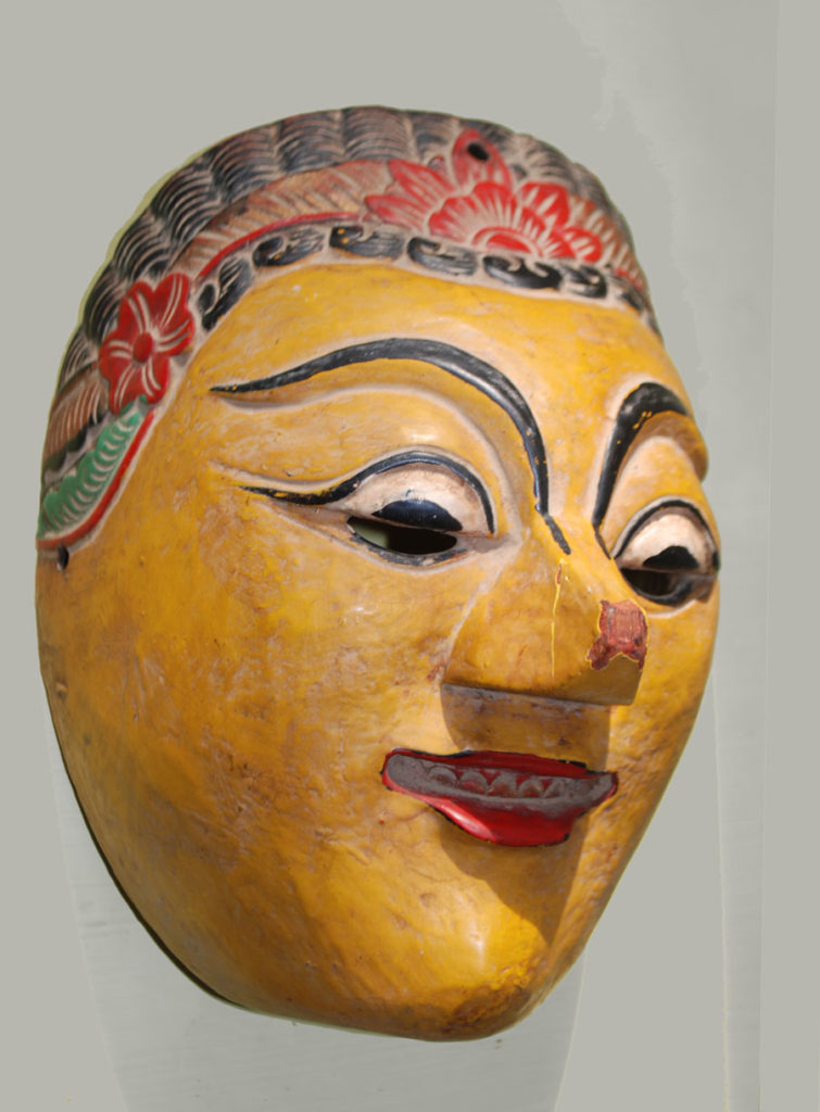 Classic Javanese dance mask – Masks of the World