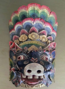2 wild boar masks from Bali – Masks of the World