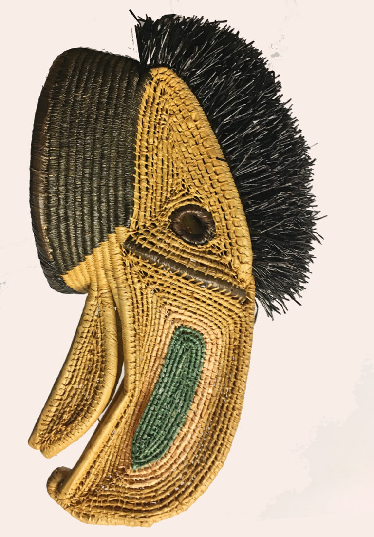 Woven Indian mask from Panama – Masks of the World
