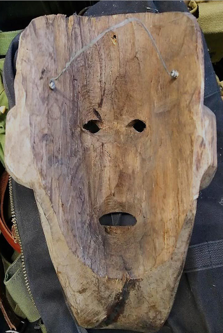 Bearded white man mask – Masks of the World