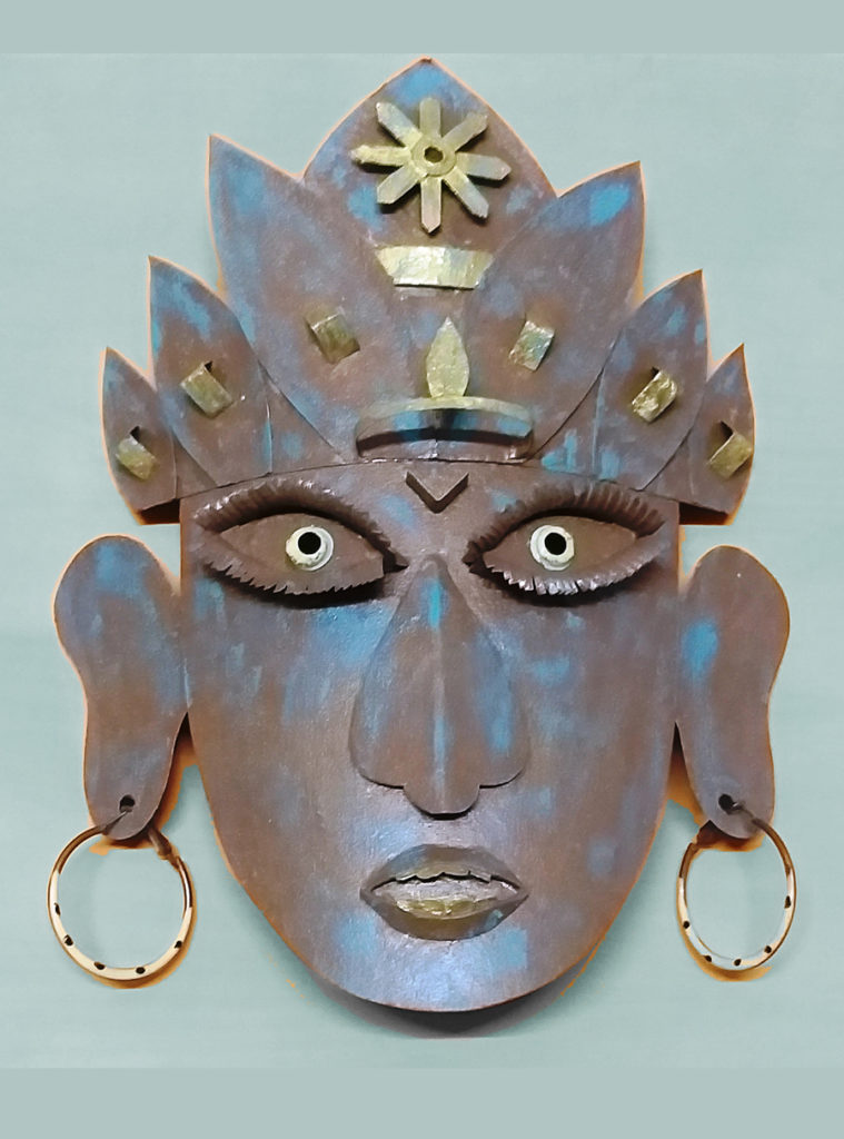 Mexican tin mask for tourist – Masks of the World