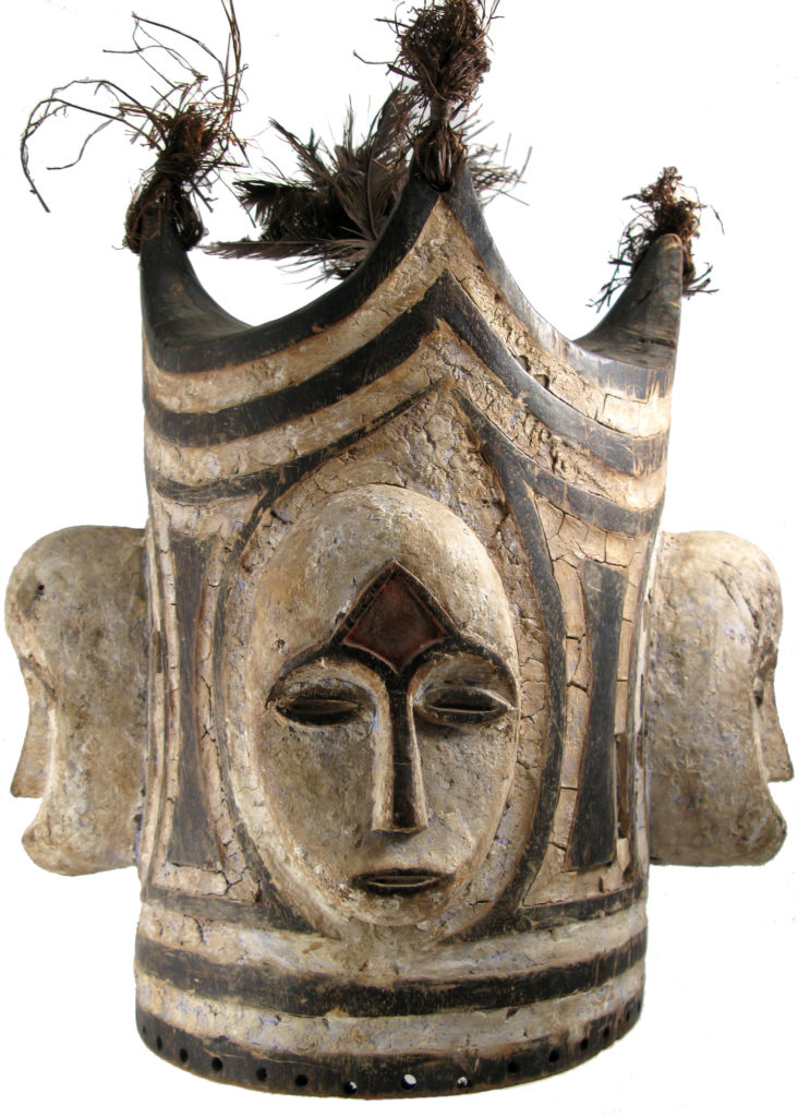 3 African multiple-faced masks – Masks of the World