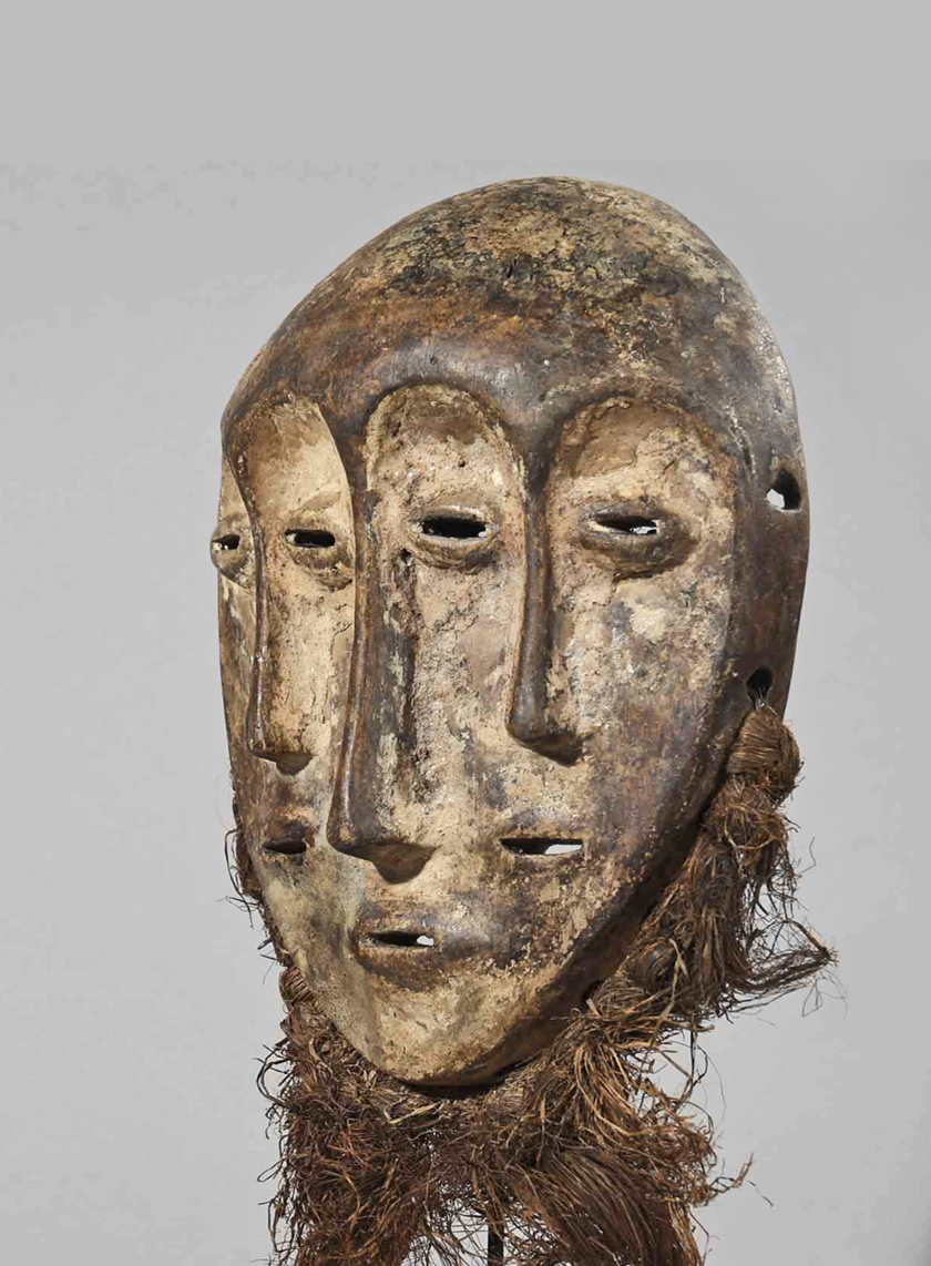 3 African multiple-faced masks – Masks of the World