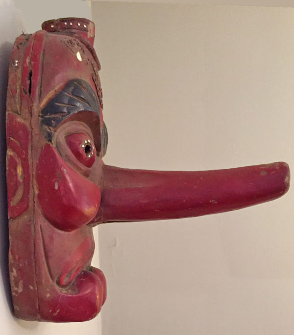 Large, long-nosed Tengu mask – Masks of the World