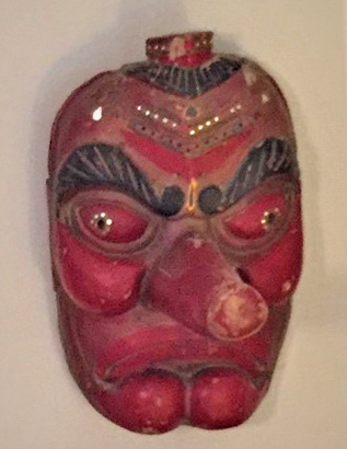 Large, long-nosed Tengu mask – Masks of the World