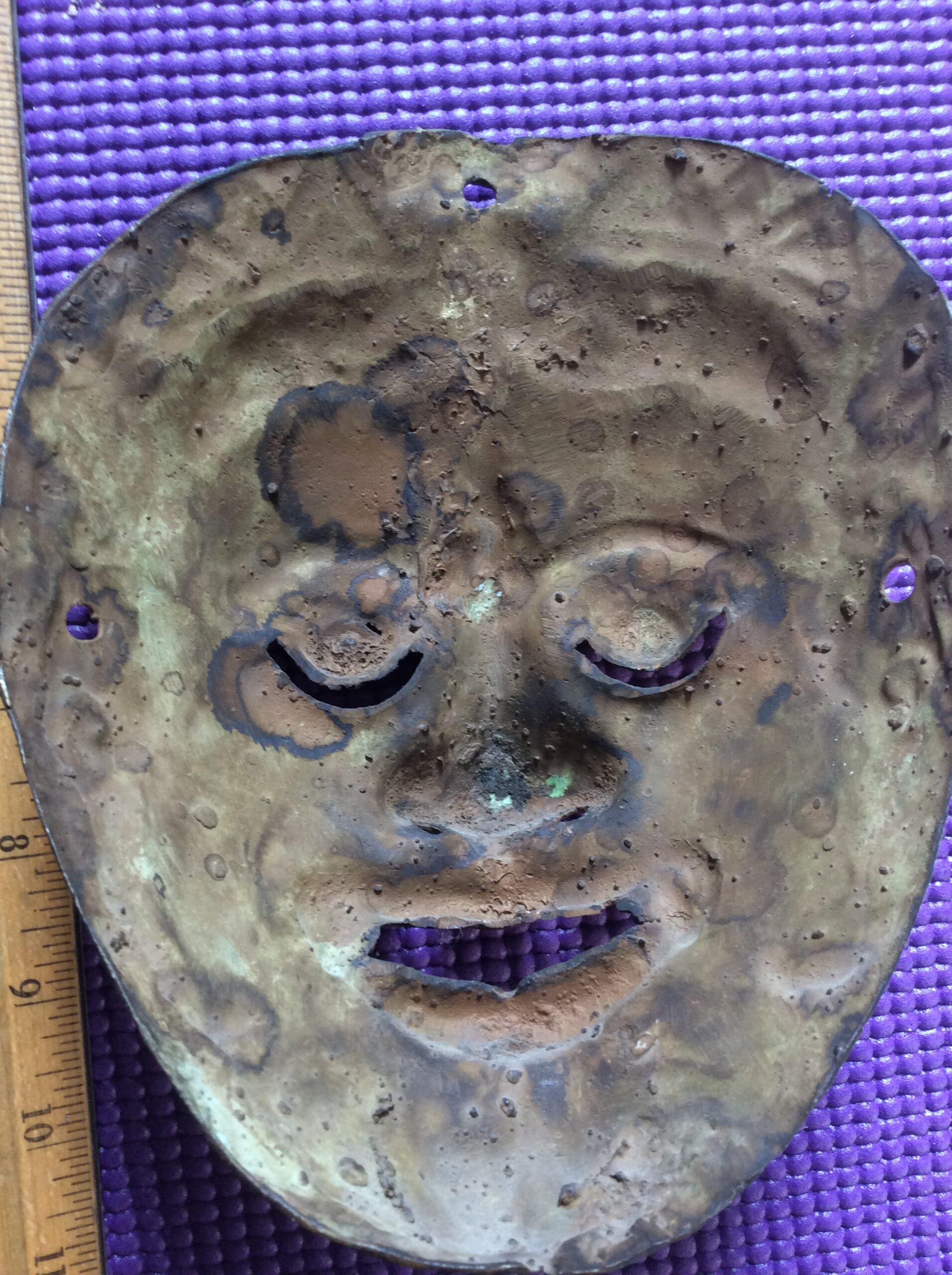 Repro of metal mask from Java – Masks of the World