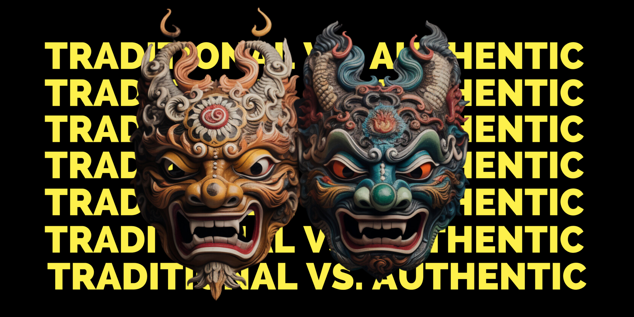Traditional vs. Authentic Masks: Understanding the Nuance – Masks of ...